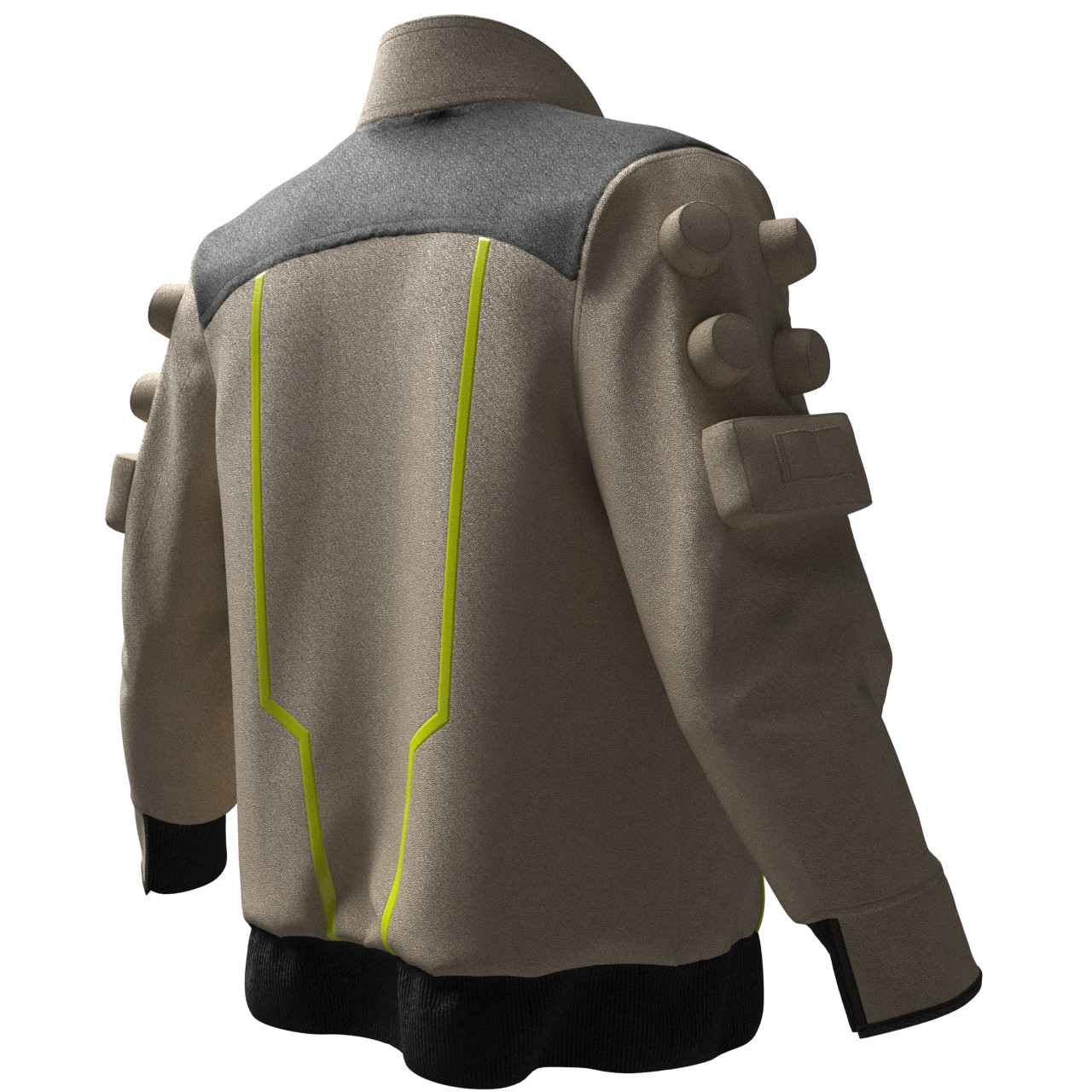 ArtStation - Sci-Fi Male Jacket - 54 Marvelous Designer and Clo3D ...