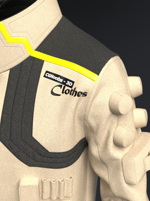 ArtStation - Sci-Fi Male Jacket - 54 Marvelous Designer and Clo3D ...