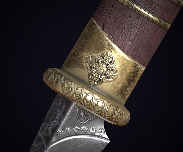 ArtStation - Ancient dagger engraving | Resources