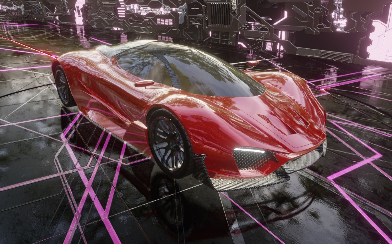 ArtStation - Sci Fi Car Scene | Game Assets