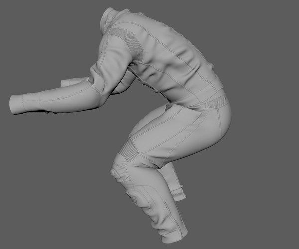 ArtStation - Biker Moto Suit, Driver Cloth - high detailed/uvs | Resources