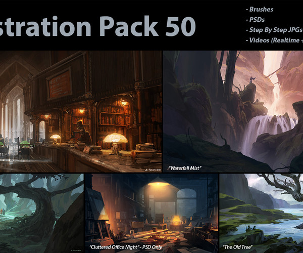 ArtStation - Illustration Pack 50 (not a stock asset) | Artworks