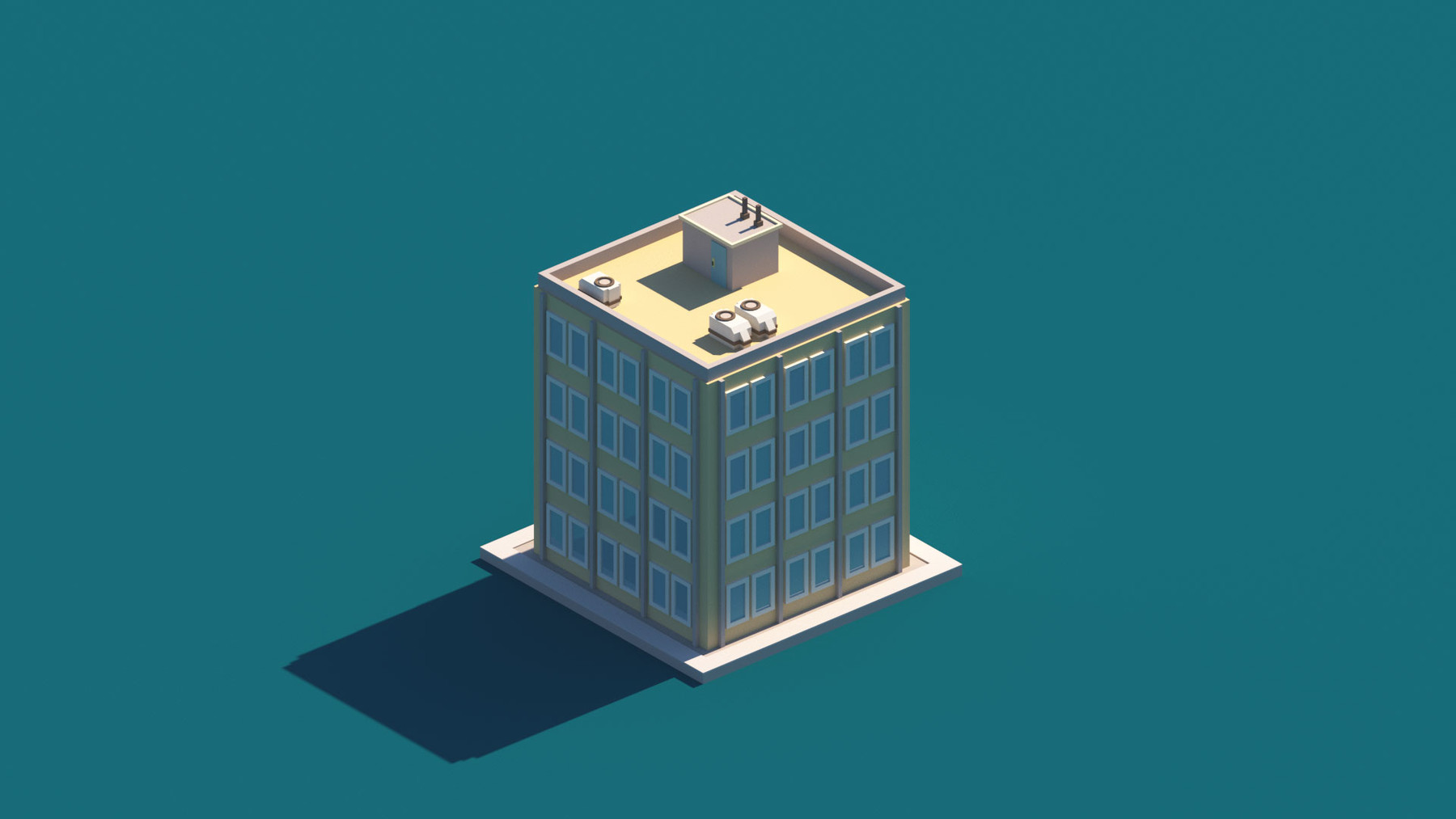 ArtStation - Cartoon Apartment Buildings Package | Game Assets