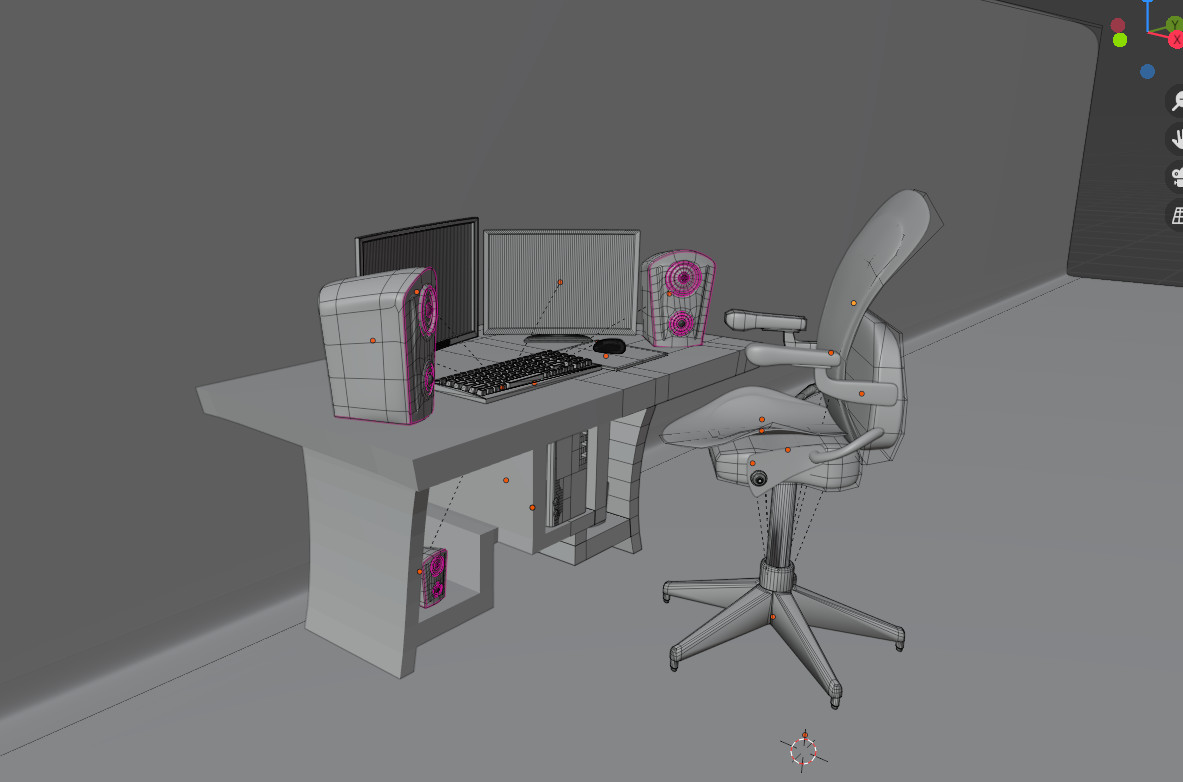 ArtStation - PC Setup 3D model | Resources