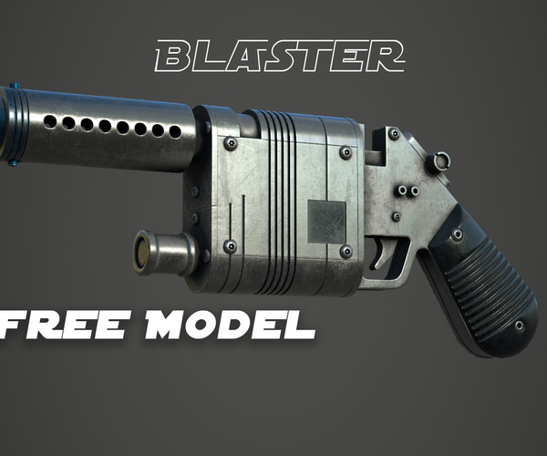 ArtStation - Rey's Blaster - Free Download | Resources