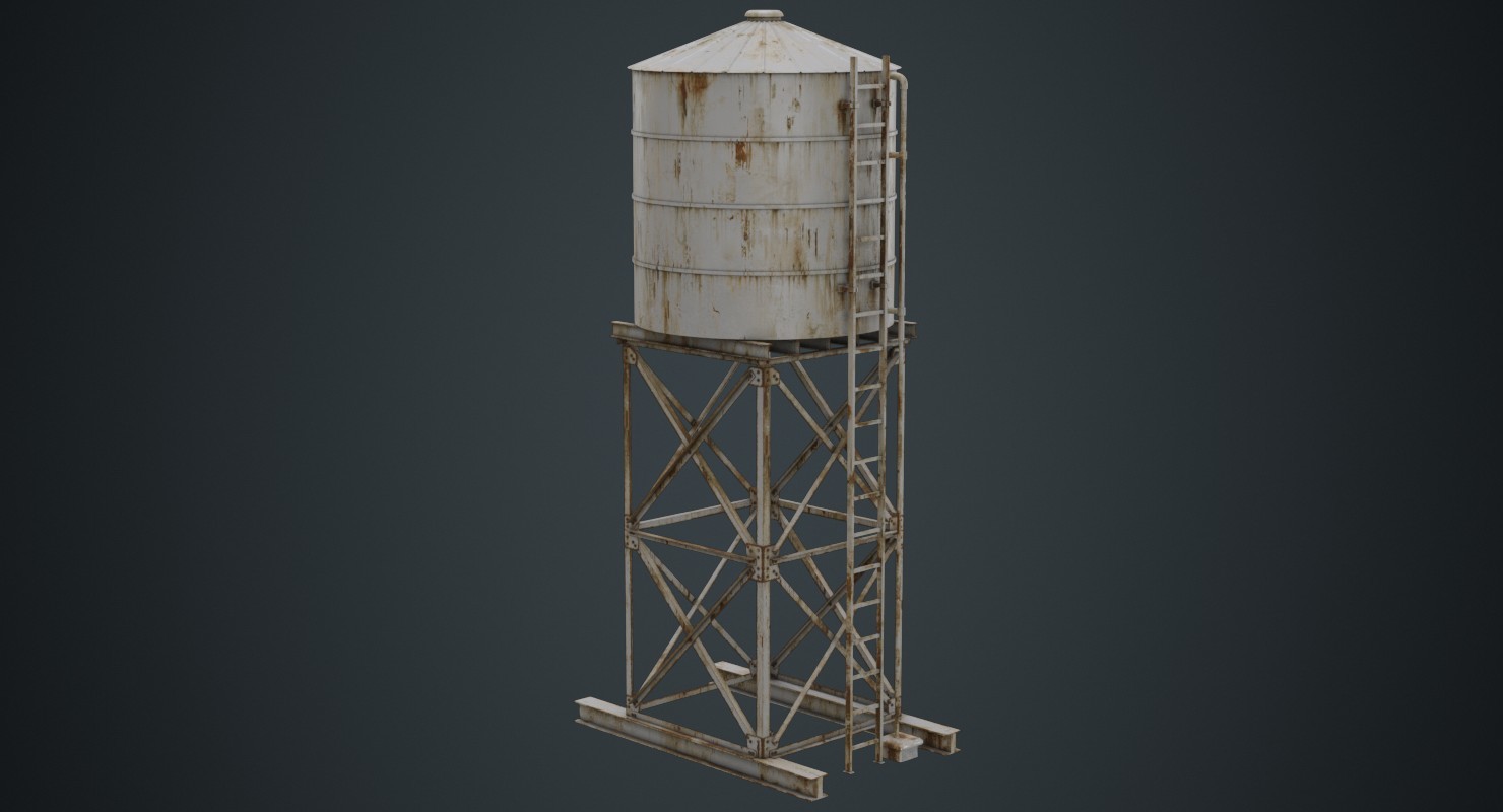 ArtStation - Water Tank 1B | Game Assets