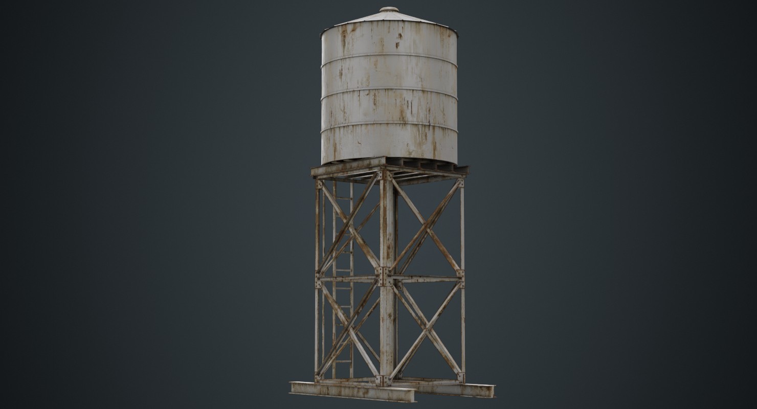 ArtStation - Water Tank 1B | Game Assets
