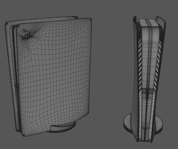 ArtStation - Sony PlayStation 5 with contoller Low-poly 3D model | Game ...