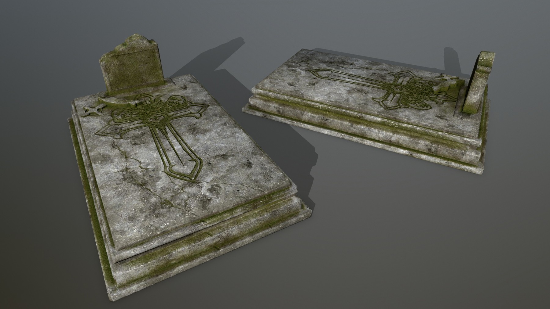 ArtStation - tombstone set | Game Assets