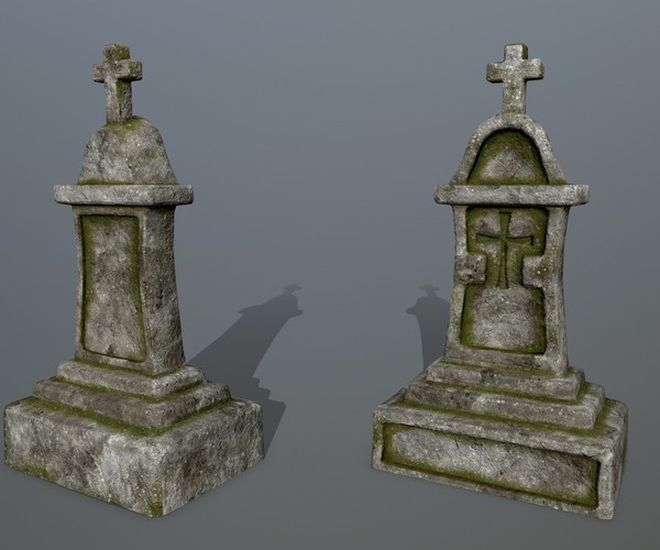ArtStation - tombstone set | Game Assets