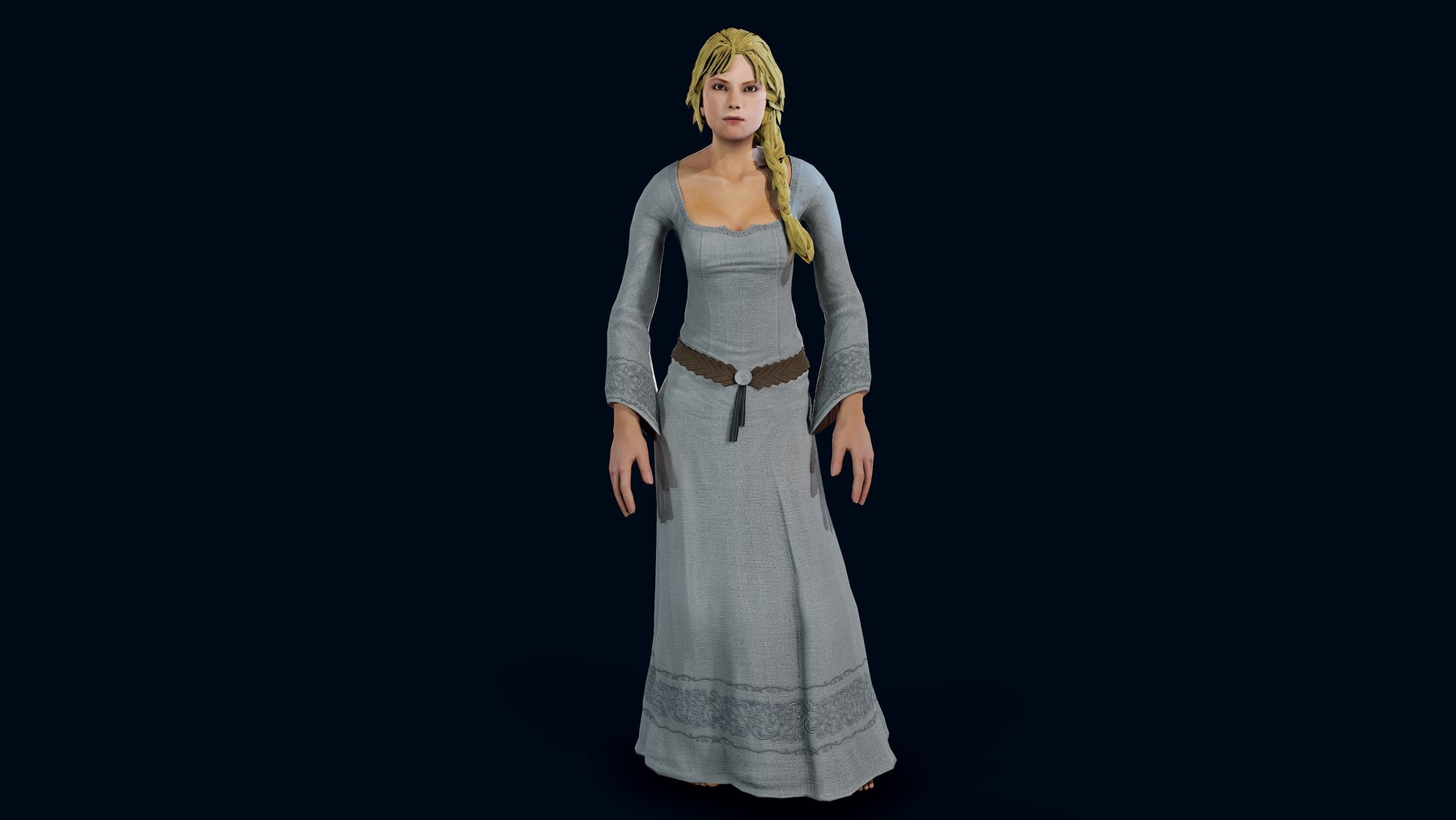 ArtStation - Medieval female | Game Assets