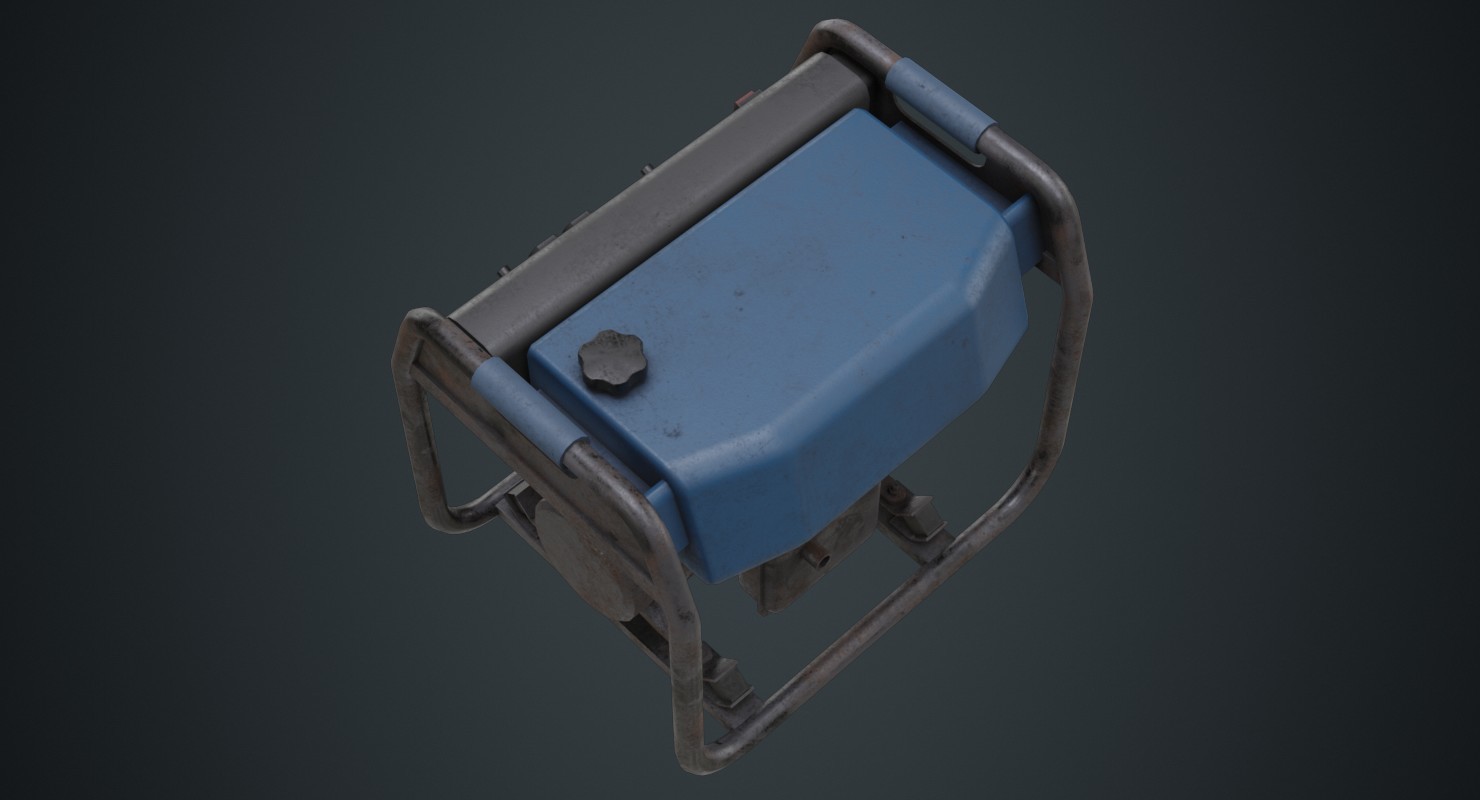 ArtStation - Portable Generator 1B | Game Assets