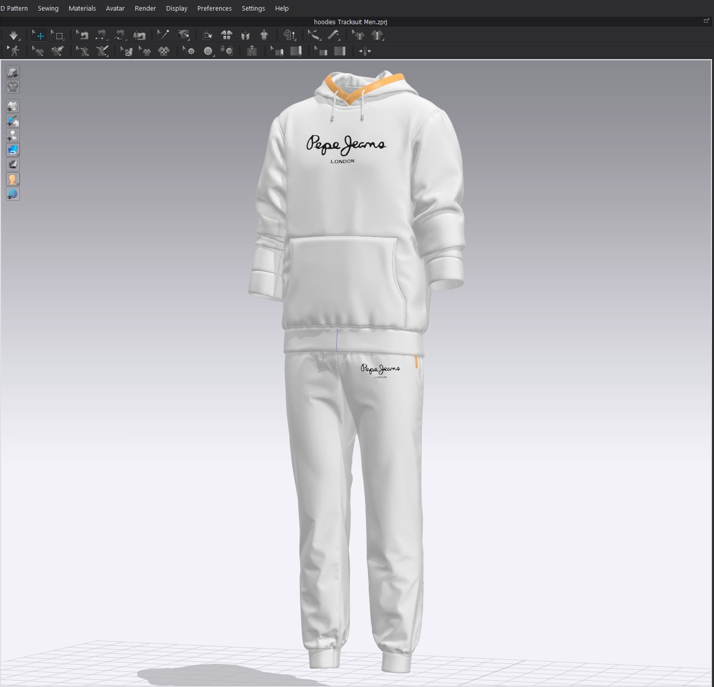 ArtStation - Hoodie Tracksuits, marvelous designer,clo3d | Resources