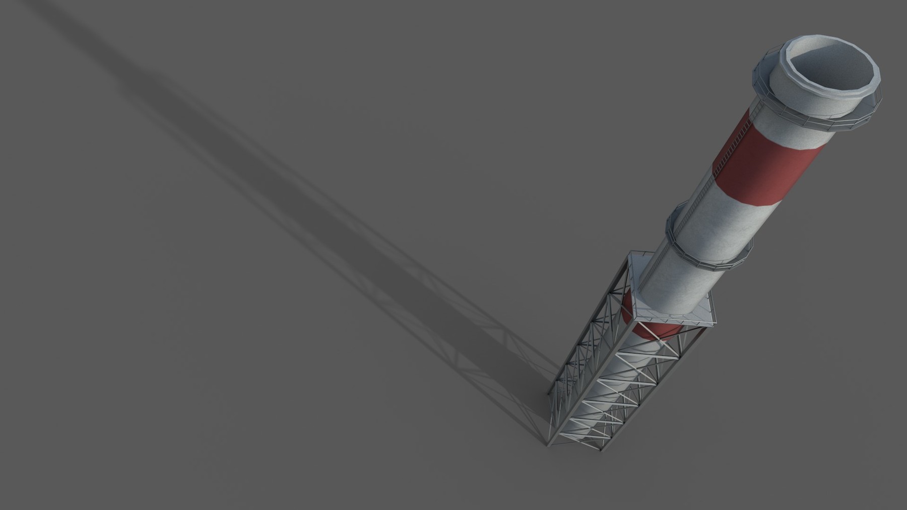 ArtStation - Factory Tower Low-poly 3D model | Game Assets