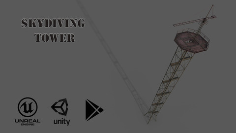 ArtStation - Scout Tower Low-poly 3D model | Game Assets