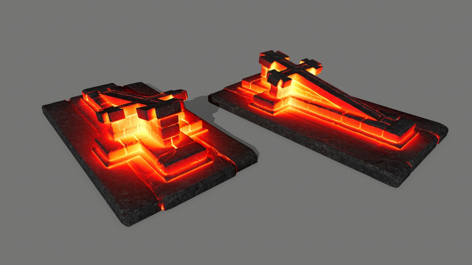 ArtStation - tombstone set | Game Assets