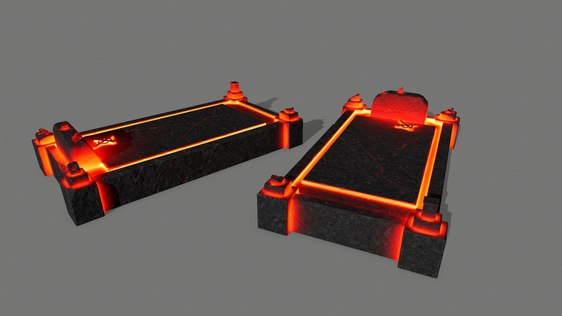 ArtStation - tombstone set | Game Assets