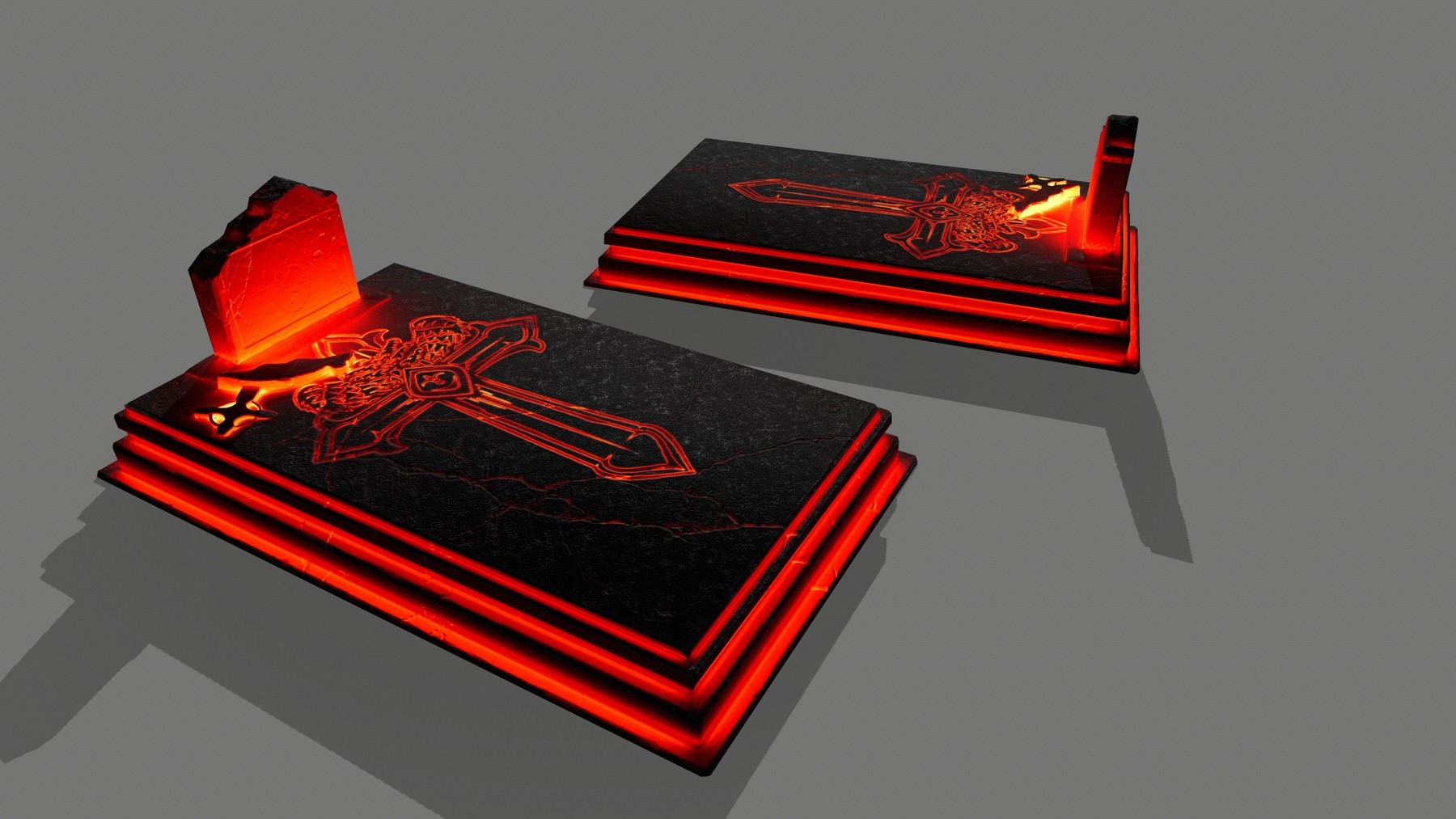 ArtStation - tombstone set | Game Assets