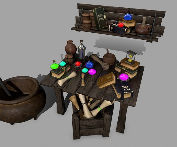 ArtStation - Alchemy Set | Game Assets