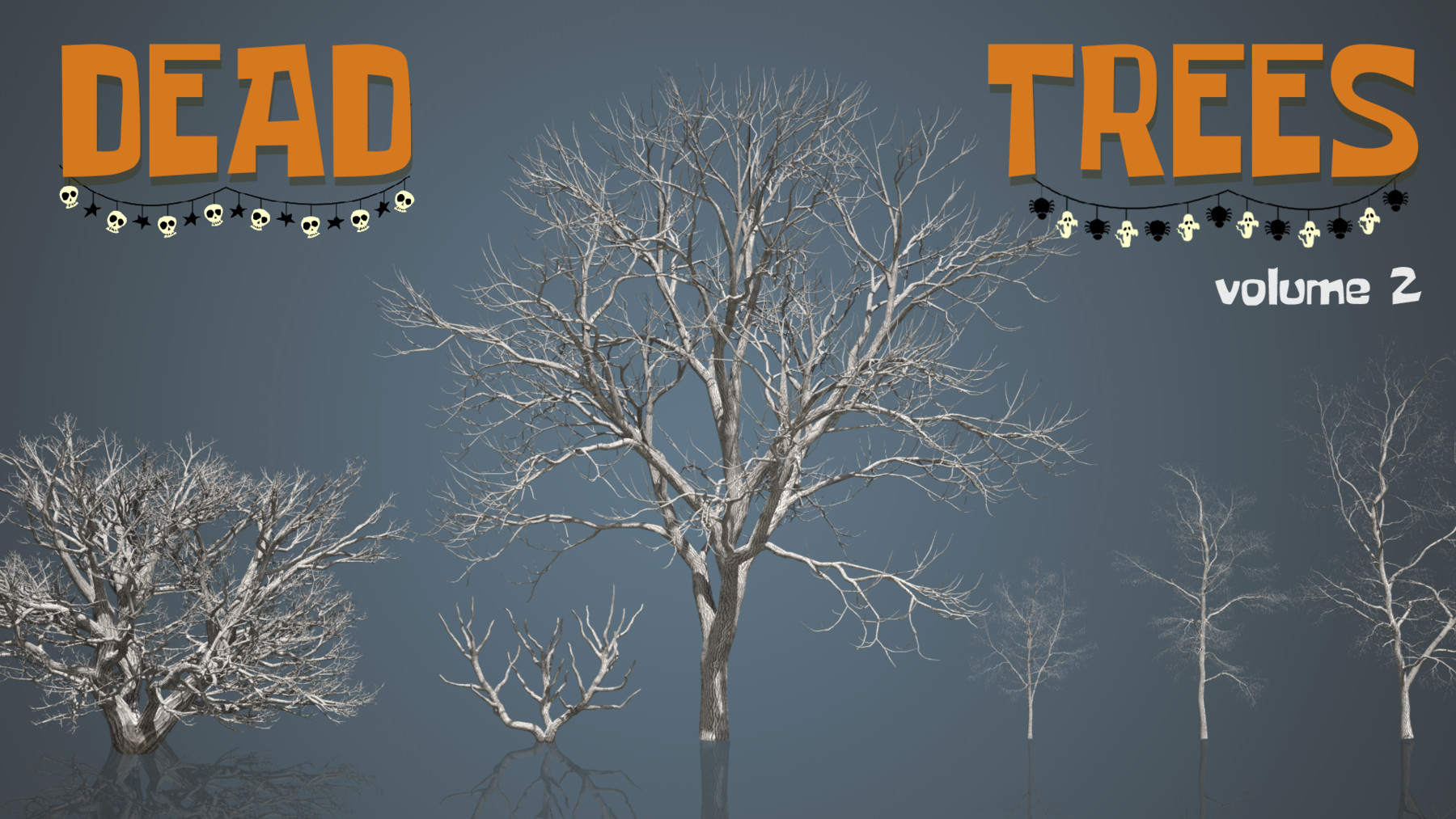ArtStation - Dead Trees Vol.2 | Game Assets