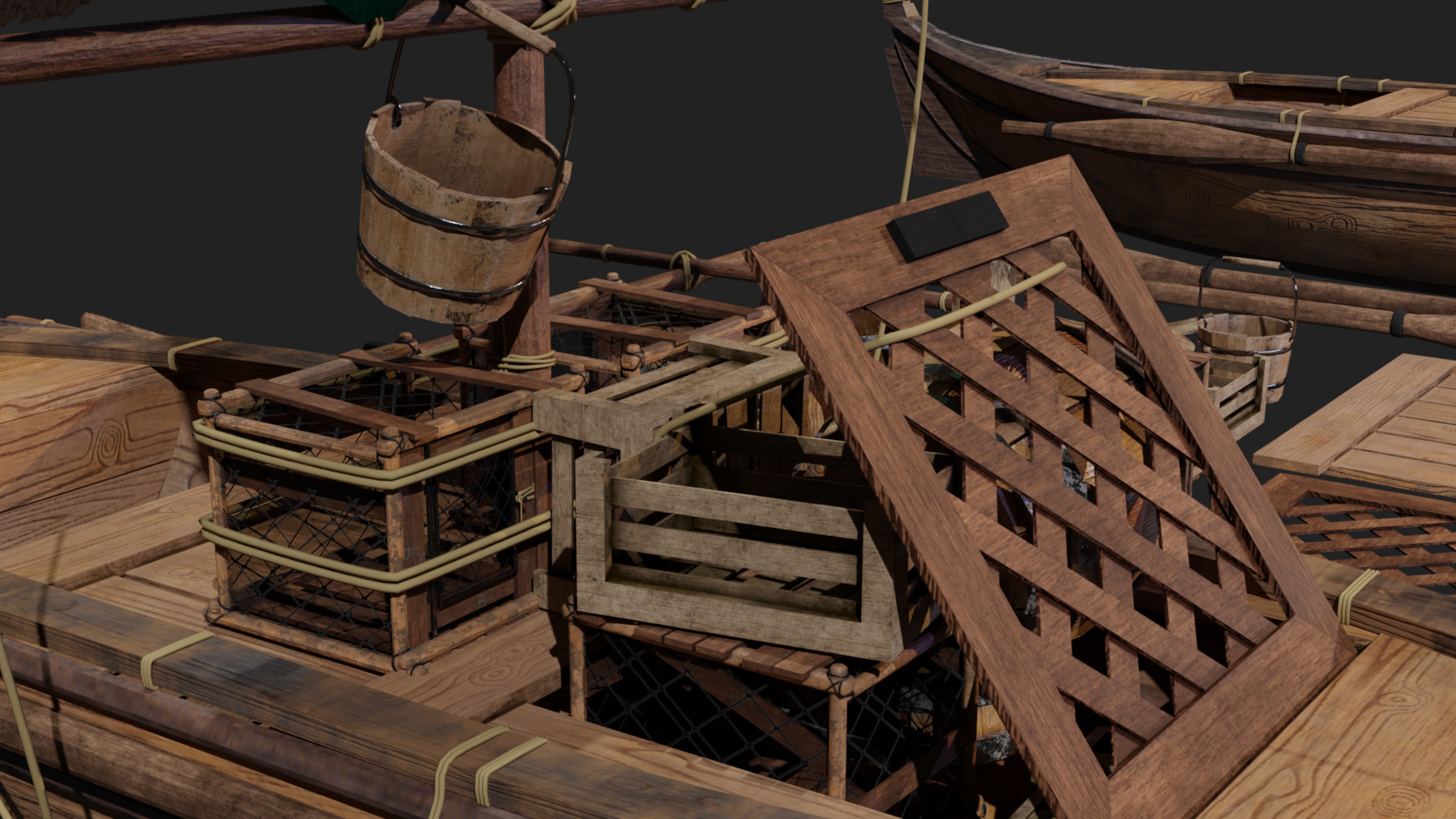 ArtStation - Sea Boat Asset | Game Assets