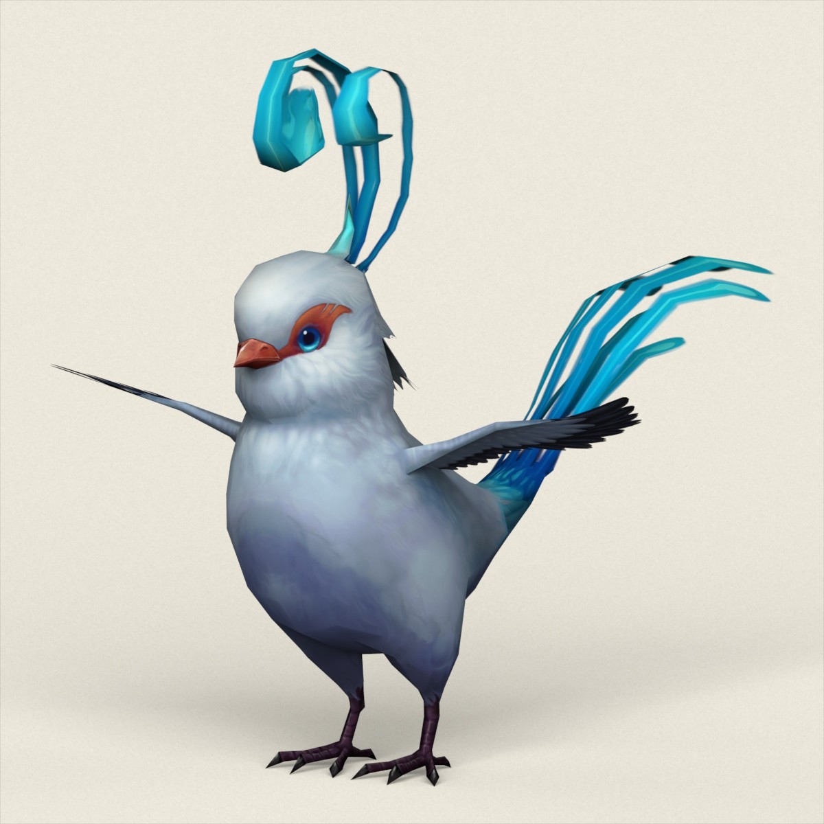 ArtStation - Fantasy Singing Bird 3D Model | Game Assets