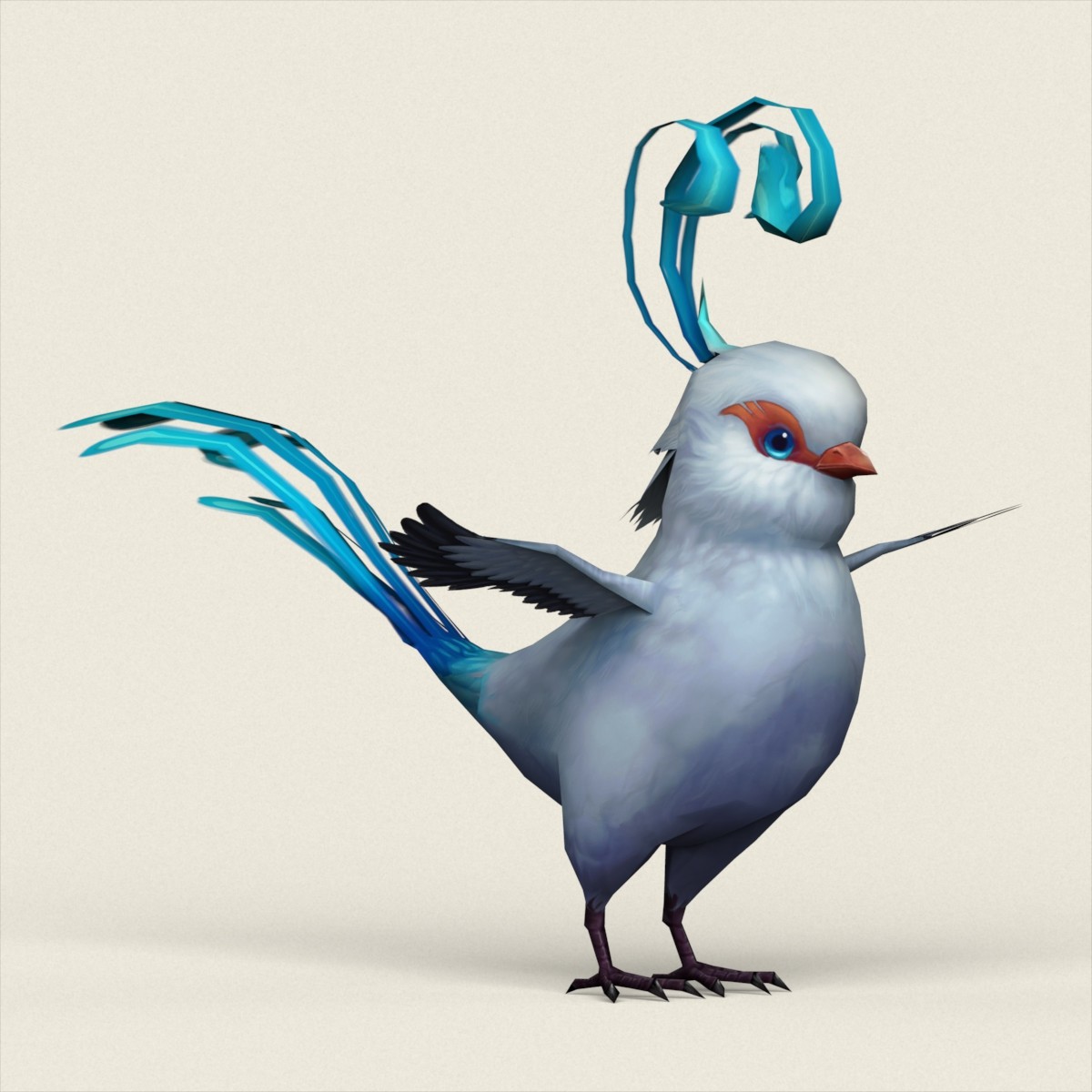 ArtStation - Fantasy Singing Bird 3D Model | Game Assets