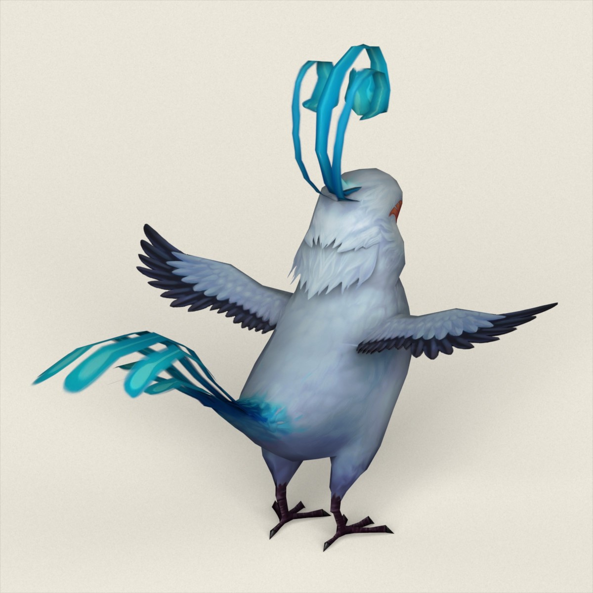 ArtStation - Fantasy Singing Bird 3D Model | Game Assets