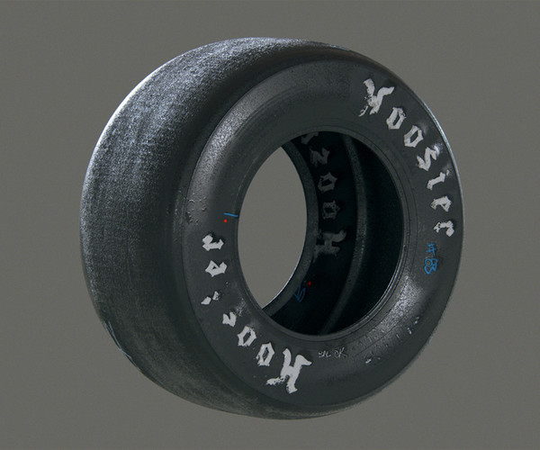 ArtStation - HOOSIER DRAG TIRE C4D FBX OBJ corona render | Resources