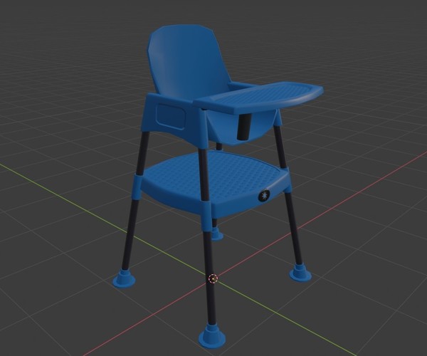 ArtStation - Highchair 3D Model | Game Assets