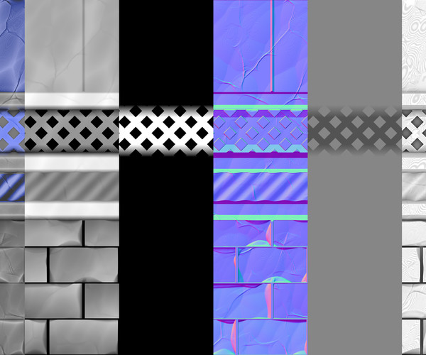 ArtStation - Stylized Trim Textures - Substance Designer | Resources