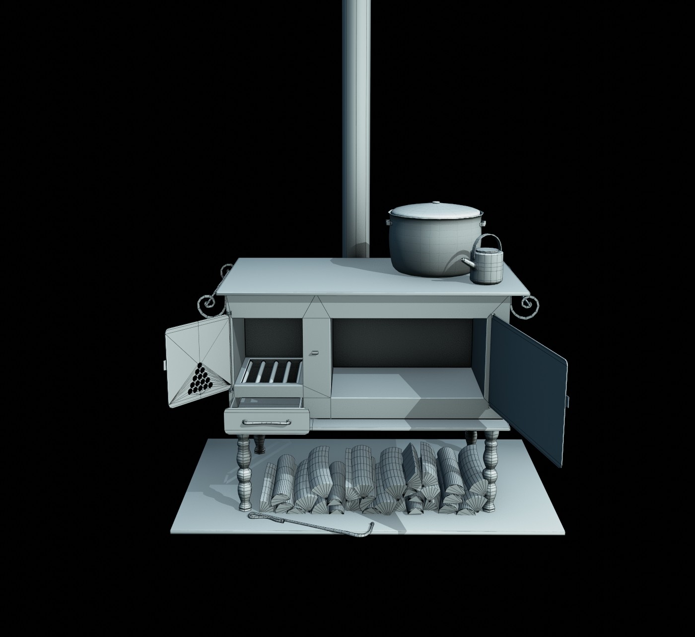 ArtStation - Gameready furnace | Resources