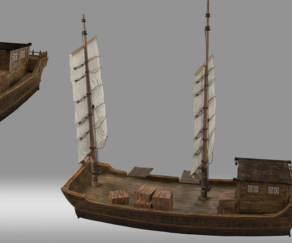 ArtStation - ship Wooden boat | Resources