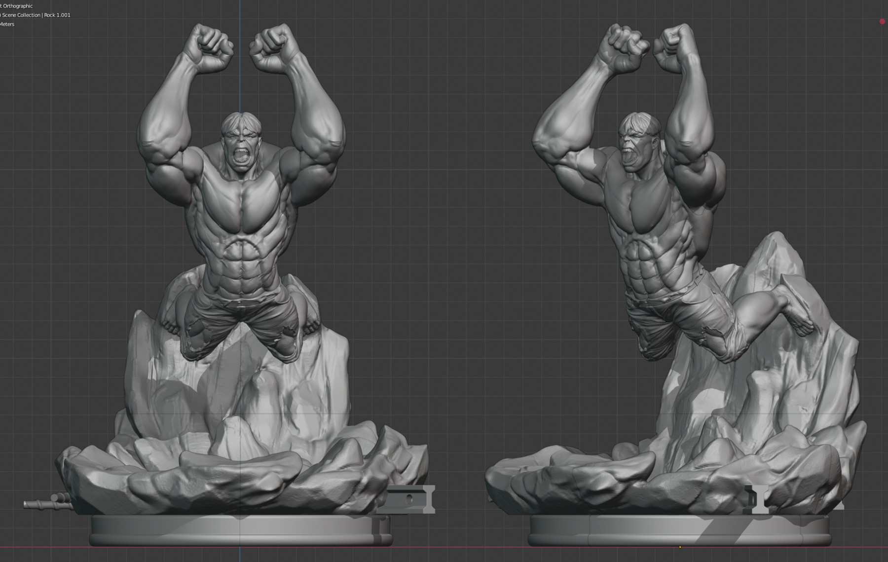 ArtStation - Hulk 3D Print | Resources