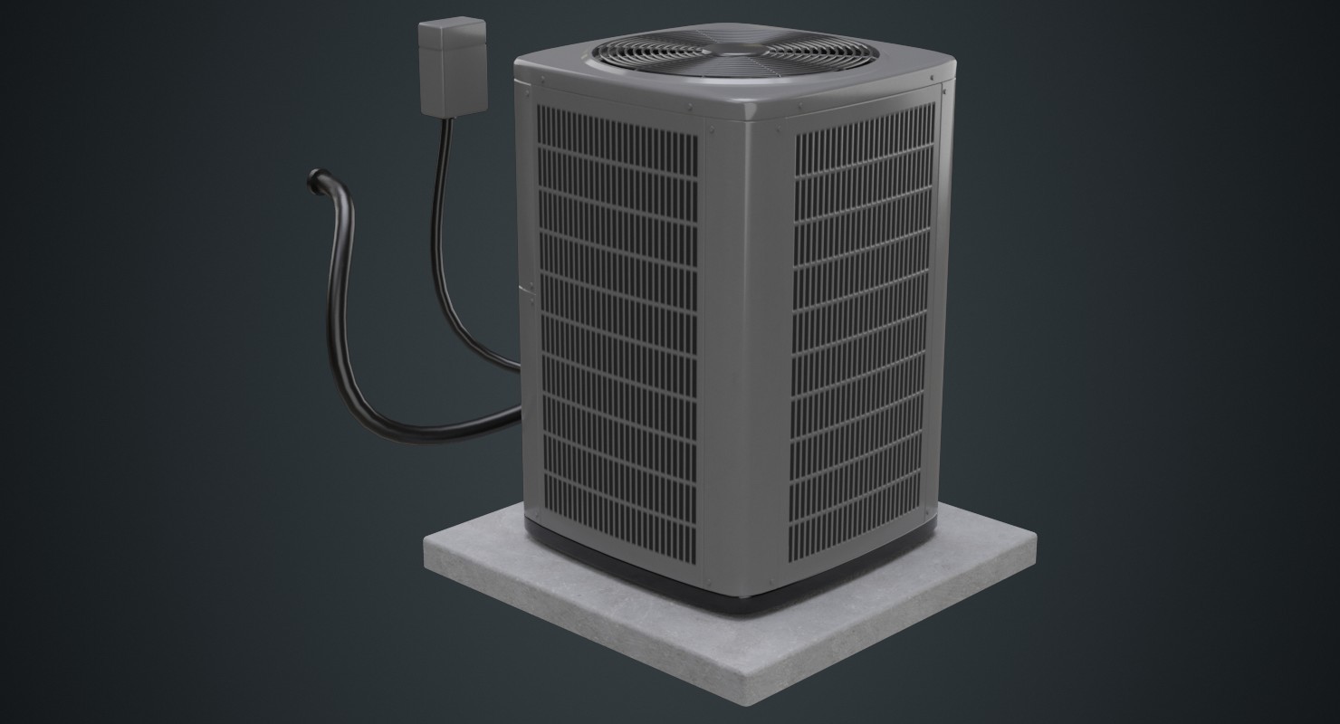 ArtStation - Air Conditioner 3A | Game Assets