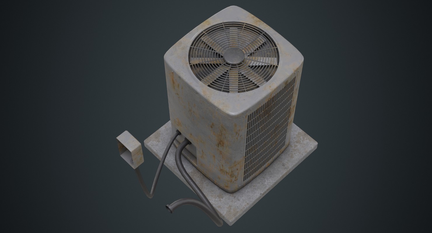 ArtStation - Air Conditioner 3B | Game Assets