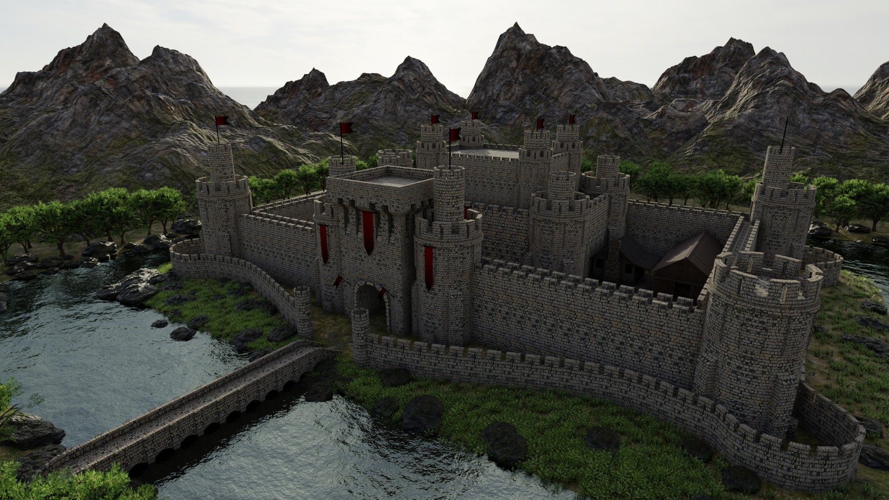 ArtStation - Castle Scene | Game Assets