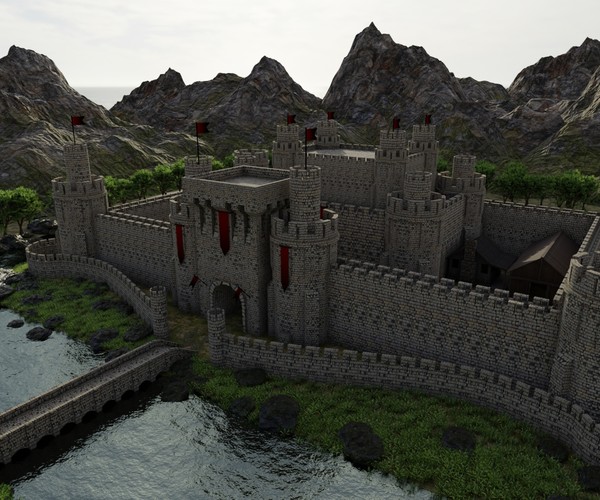 ArtStation - Castle Scene | Game Assets