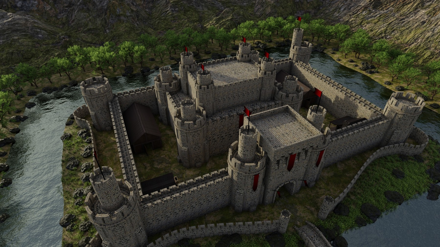 ArtStation - Castle Scene | Game Assets