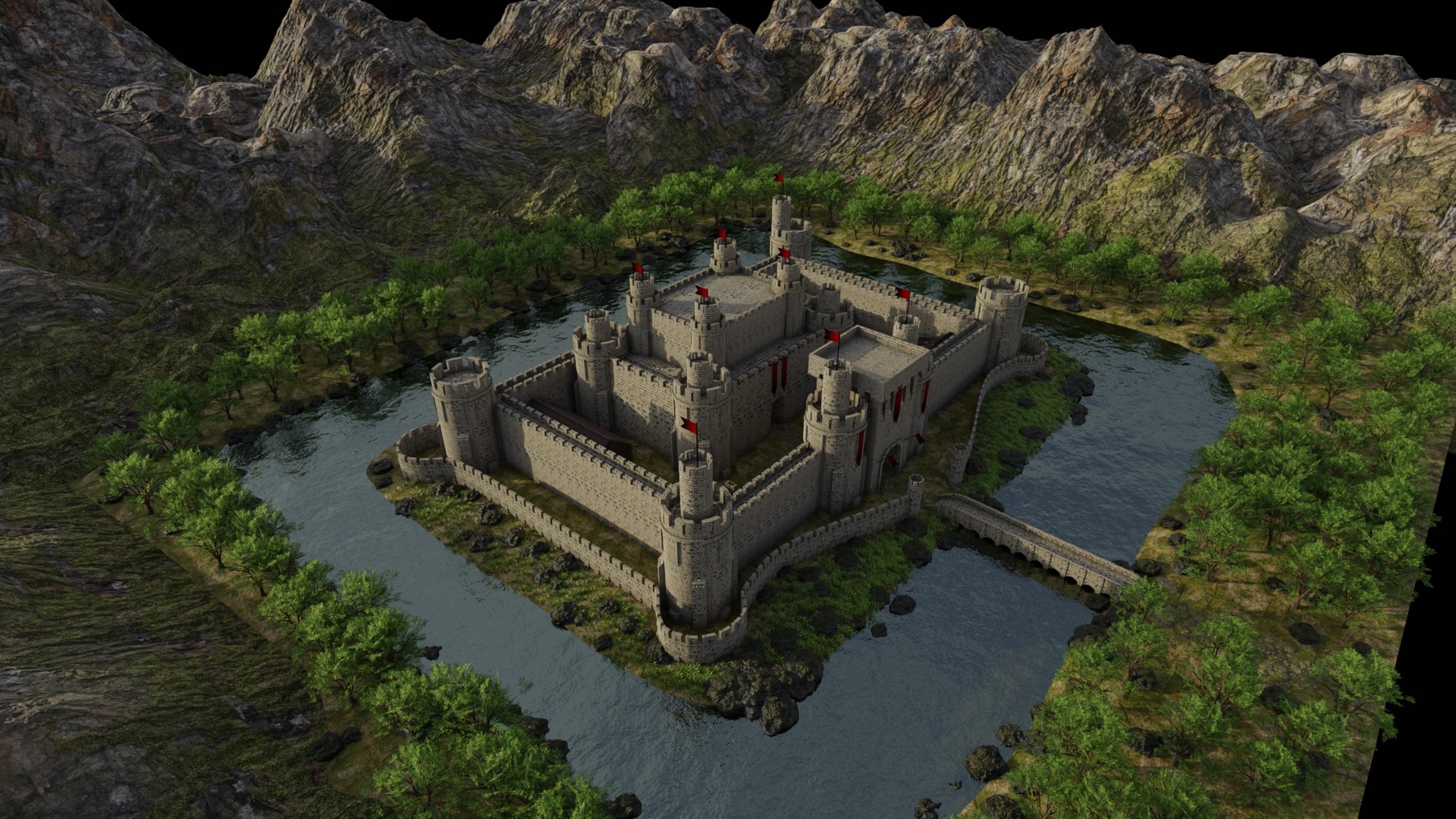 ArtStation - Castle Scene | Game Assets