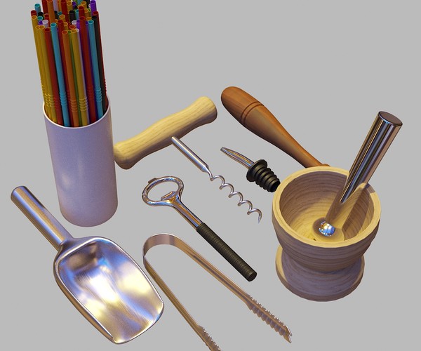 ArtStation - Bartender Tools Set 70 | Resources