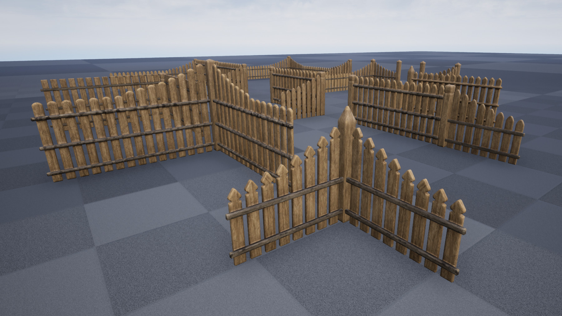 ArtStation - Fence Set Vol 1 For Unreal Engine | Game Assets