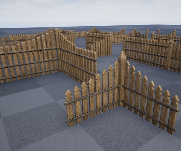 ArtStation - Fence Set Vol 1 For Unreal Engine | Game Assets