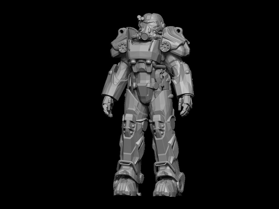 ArtStation - T-60 Power Armor | Resources