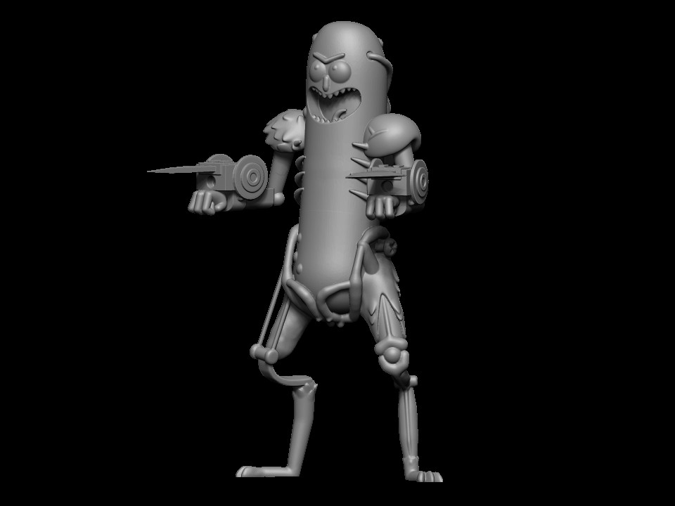 ArtStation - Pickle rick 3d model | Resources