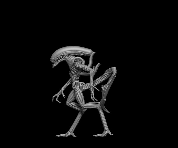 ArtStation - alien 3d model | Resources
