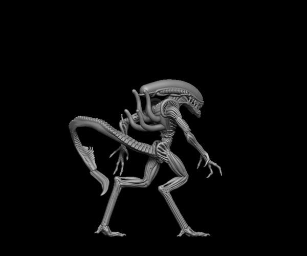 ArtStation - alien 3d model | Resources