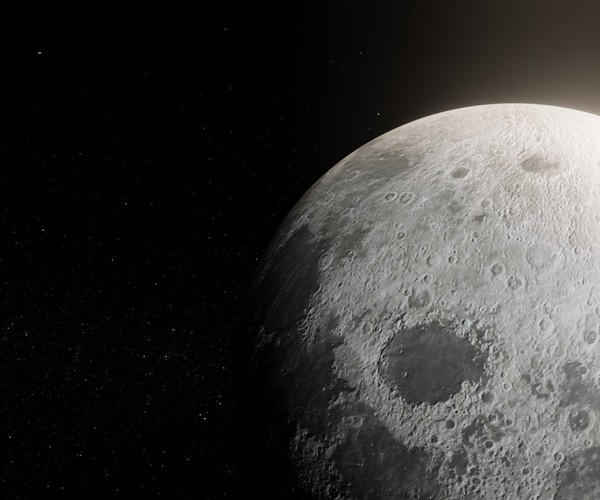 ArtStation - Photorealistic Moon 8k Textures 3D Model | Game Assets