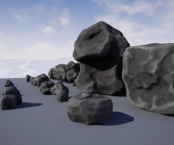 ArtStation - Stylized Rocks Vol 1 For Unreal Engine | Game Assets