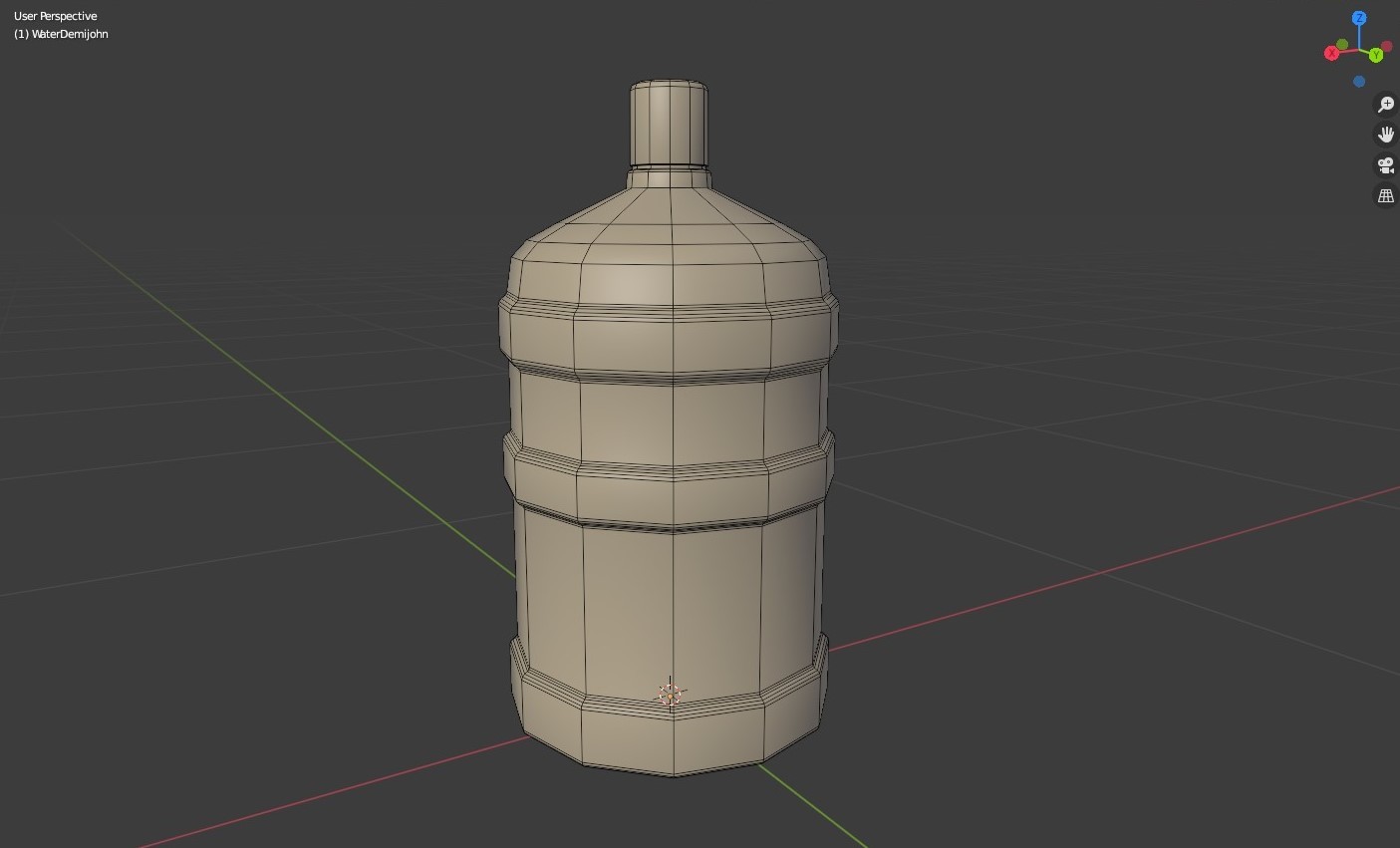 ArtStation - Water Demijohn 3D Model | Game Assets